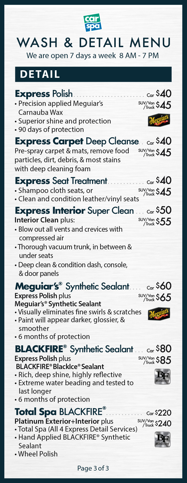 Mobile Menu Riverdale, GA - Car Spa | Premium Car Wash at Affordable Price